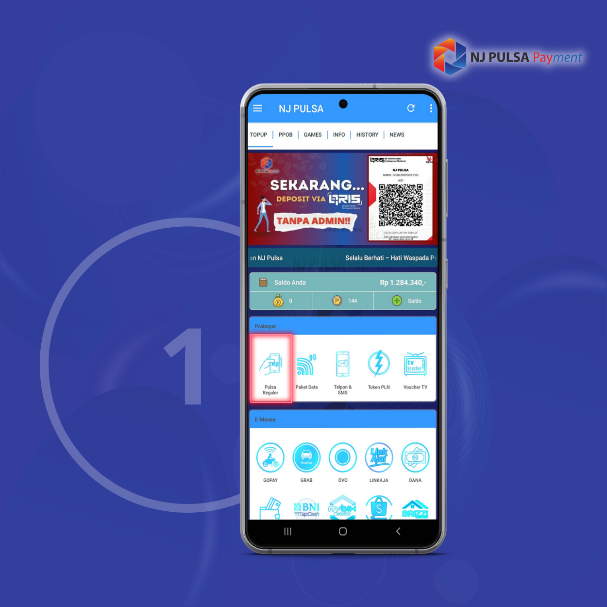Tutorial Transaksi Pulsa - Agen Pulsa, Top Up Go-Pay, OVO & PPOB Termurah